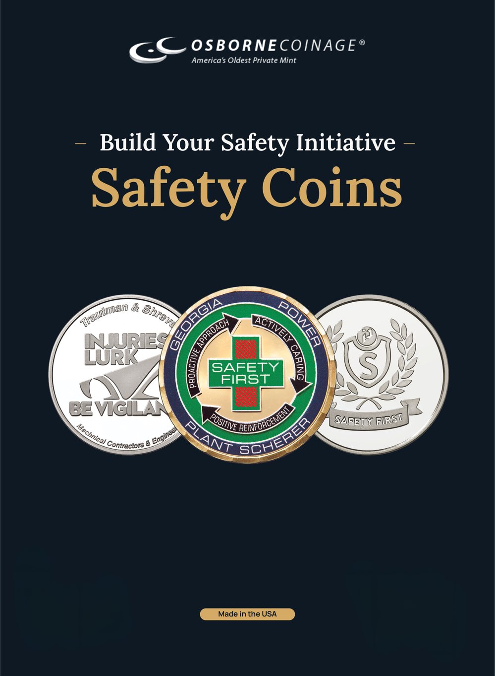 Workplace Safety Coins | Custom Recognition Awards