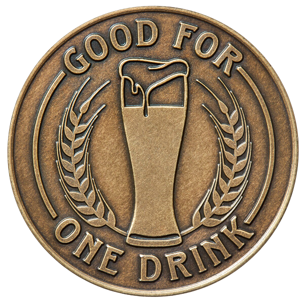 Custom Metal Hospitality Coins for Hotels & Restaurants