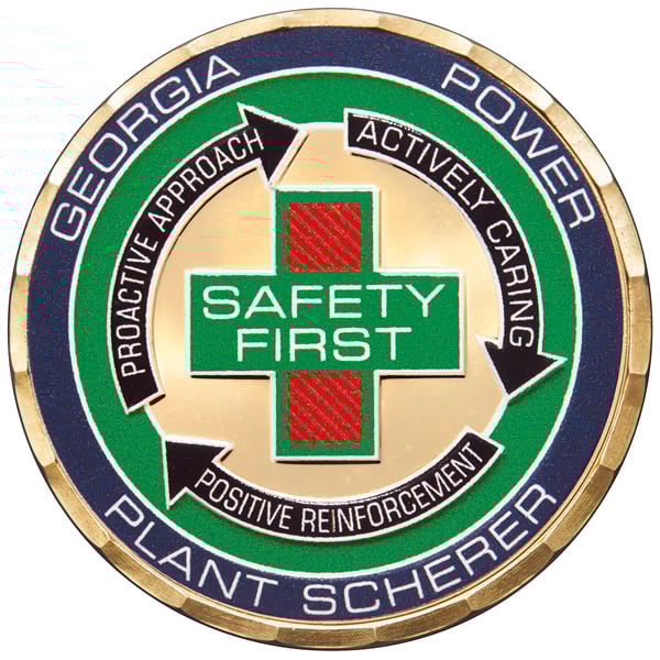 Custom Safety Coins & Industrial Recognition Coins
