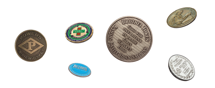 Custom Metal Hospitality Coins for Hotels & Restaurants