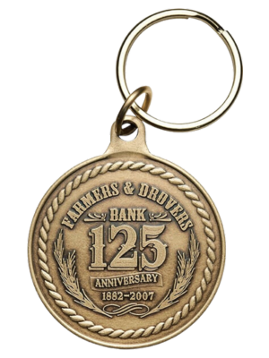 Custom Key Tags For Businesses - Personalized Brass & Metal Keychains